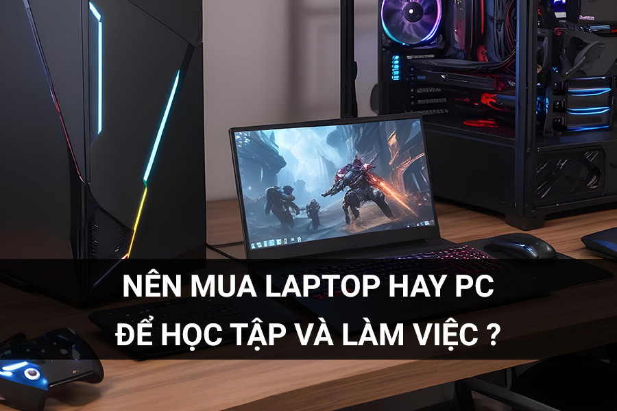Nên Mua Laptop Hay PC Để Học Tập Và Làm Việc?
