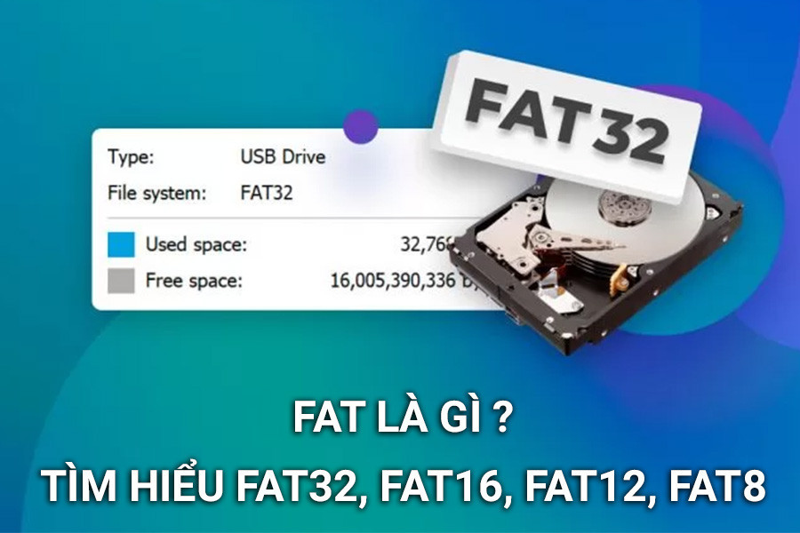 FAT là gì? Tìm hiểu FAT32, FAT16, FAT12, FAT8