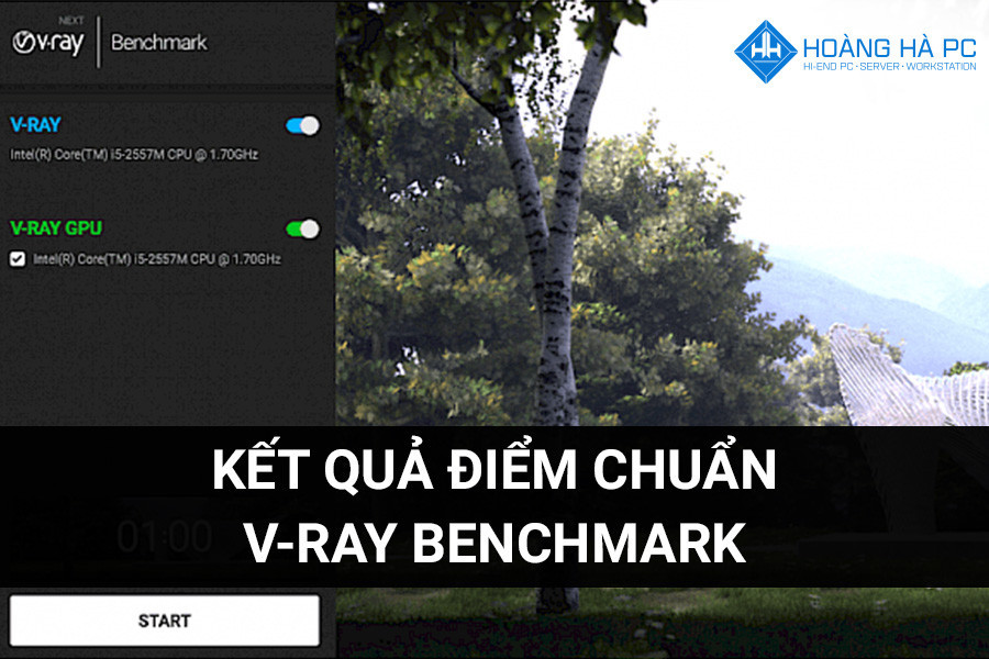 Kết Quả Điểm Chuẩn V-Ray Benchmark