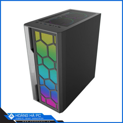 Vỏ case SAMA 3301 3 FAN RGB (Mid Tower/Màu Đen)