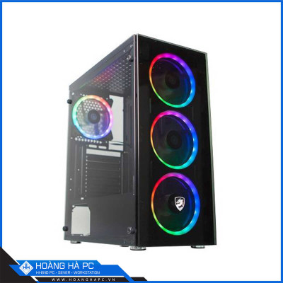 Vỏ case Vitra Hera L106 Black (Mid Tower/Màu Đen)