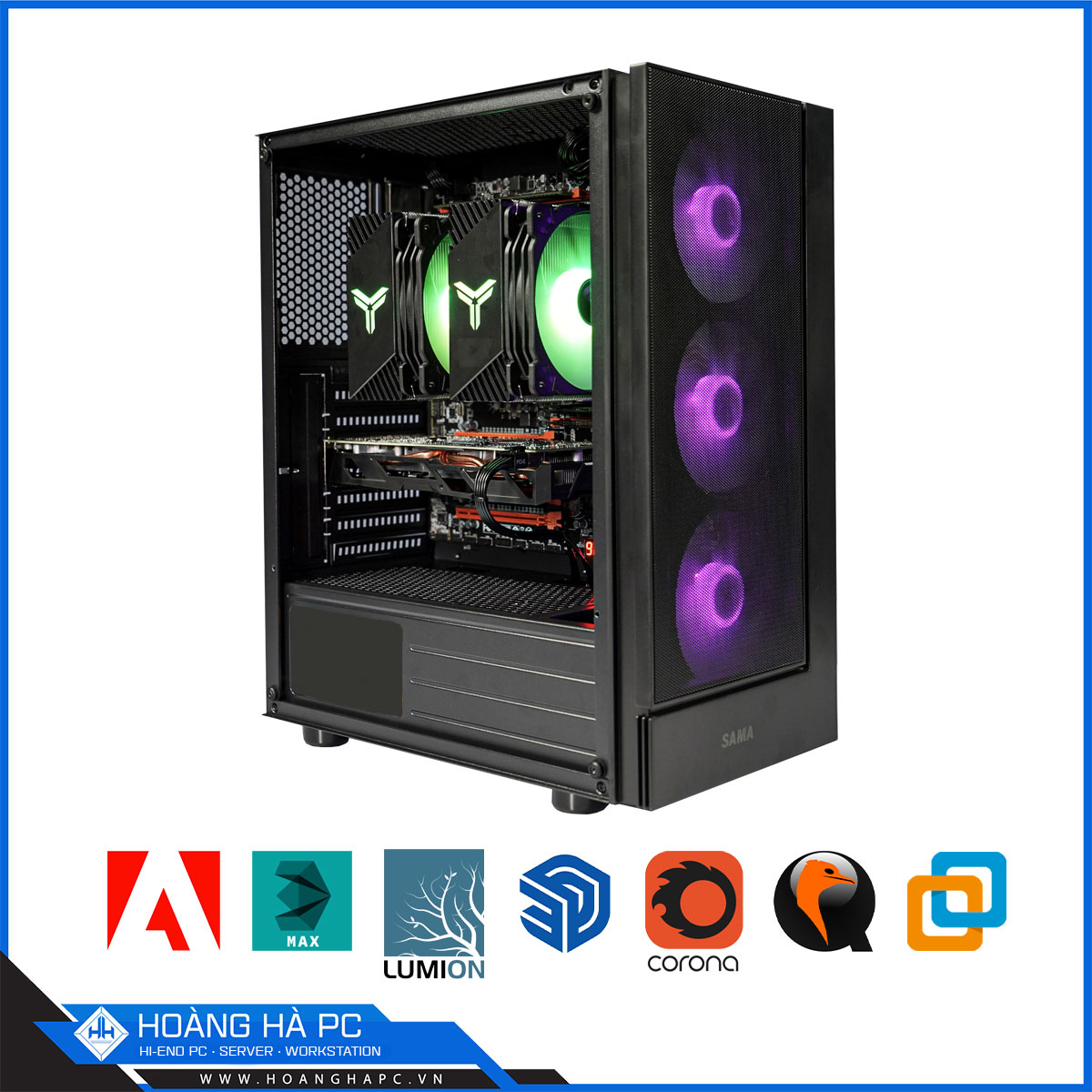 HH SERVER - DUAL XEON E5 2678V3 | 96G | RTX 3060 12G