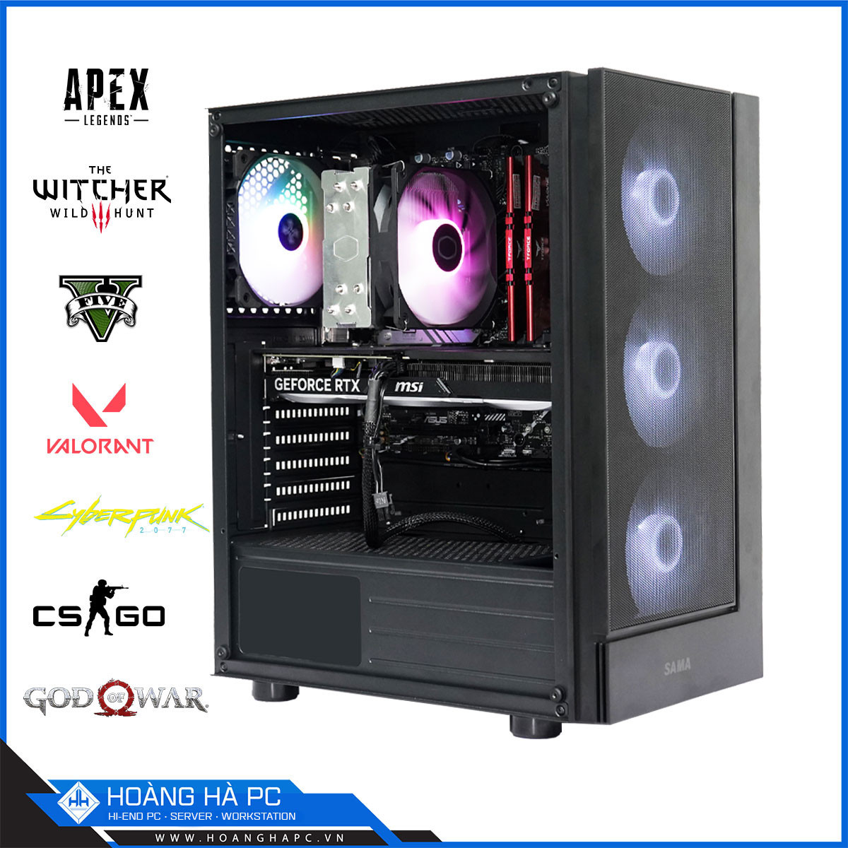 HHPC GAMING i5 12400F | 8G | RX 580 8G
