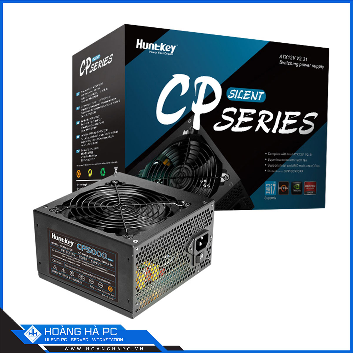 Nguồn Huntkey CP 5000 500W A.PFC