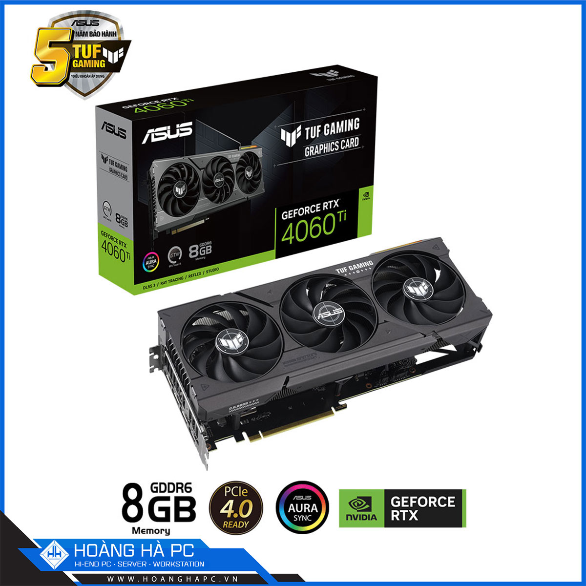 VGA ASUS TUF RTX 4060Ti 8G GAMING