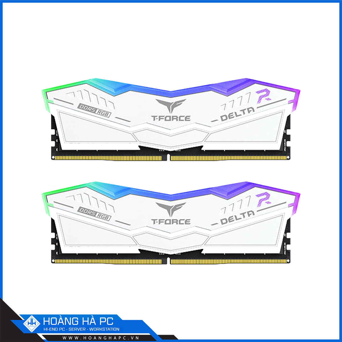 Ram Teamgroup T-Force Delta White RGB 64G(2x32GB) DDR5