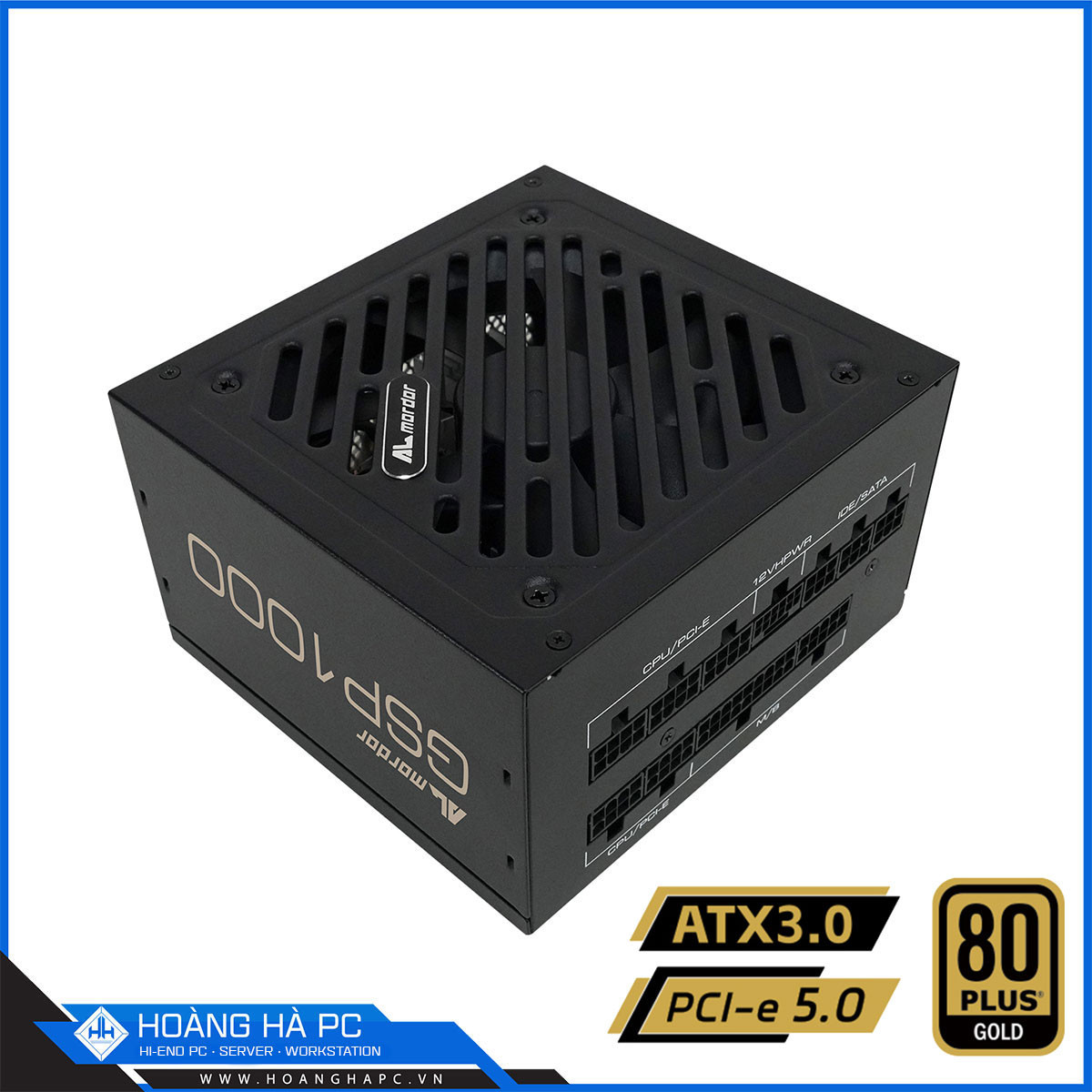 Nguồn máy tính ALmordor GSP 1000W - ATX 3.0 | PCIE 5 Black