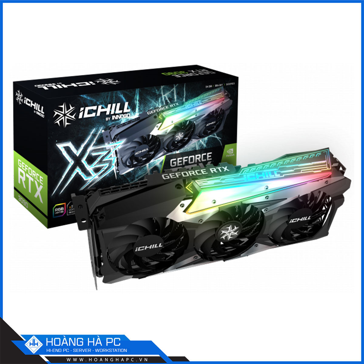 VGA INNO3D RTX 3090 ICHILL X3 24G GDDR6X
