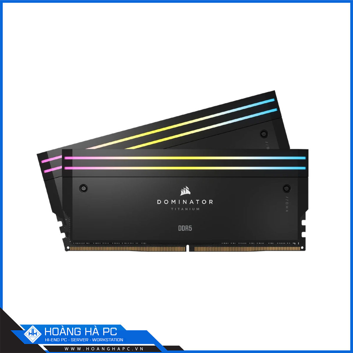 RAM Corsair Dominator Titanium RGB 64G(2x32G) DDR5 - Black