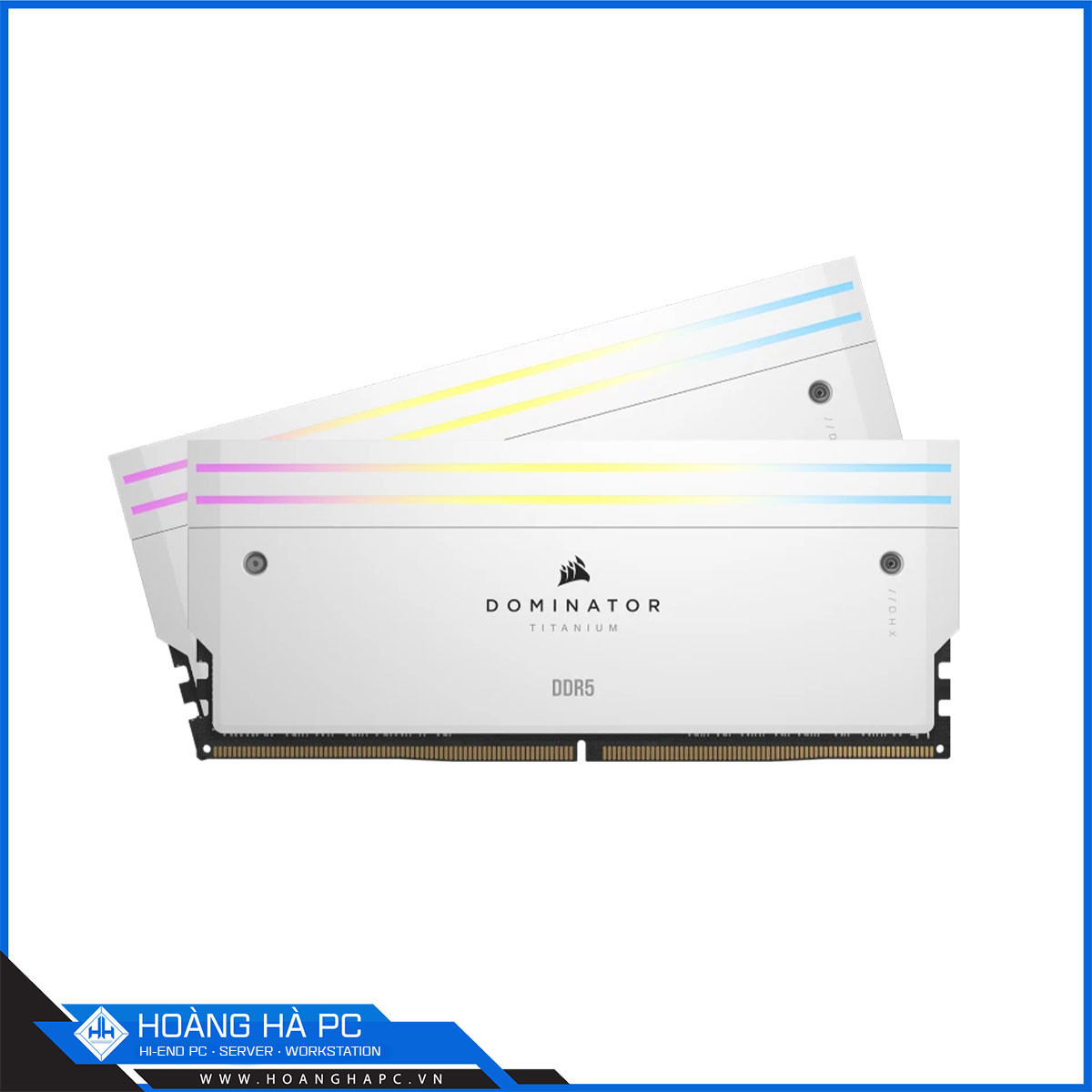 Ram Corsair Dominator Titanium RGB 32G(2x16G) DDR5 - White