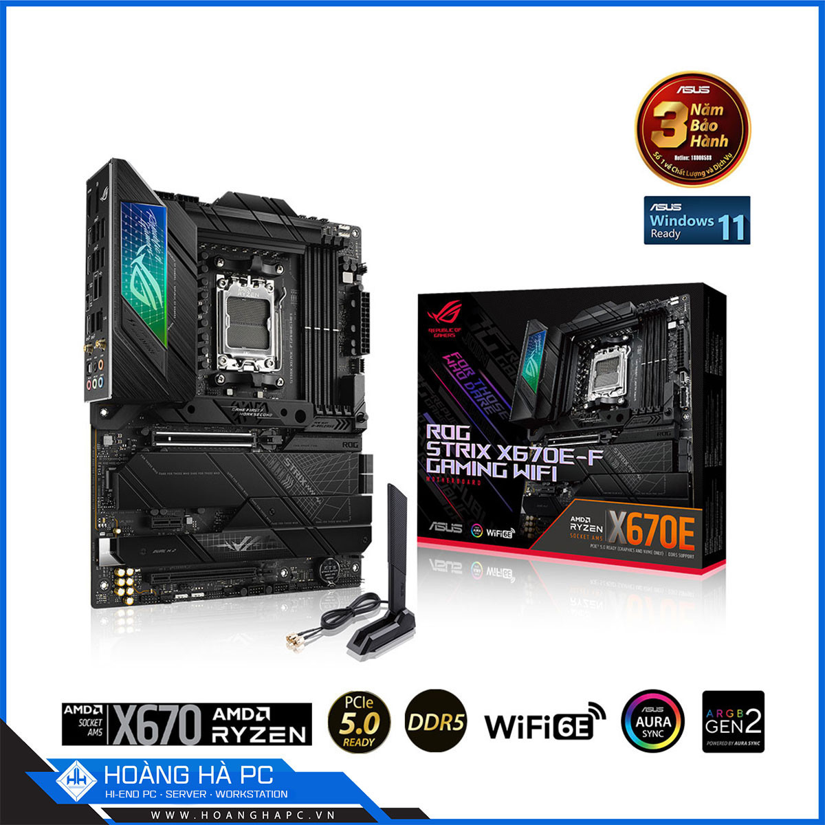 Mainboard ASUS Rog Strix X670E-F Gaming Wifi Giá Sốc