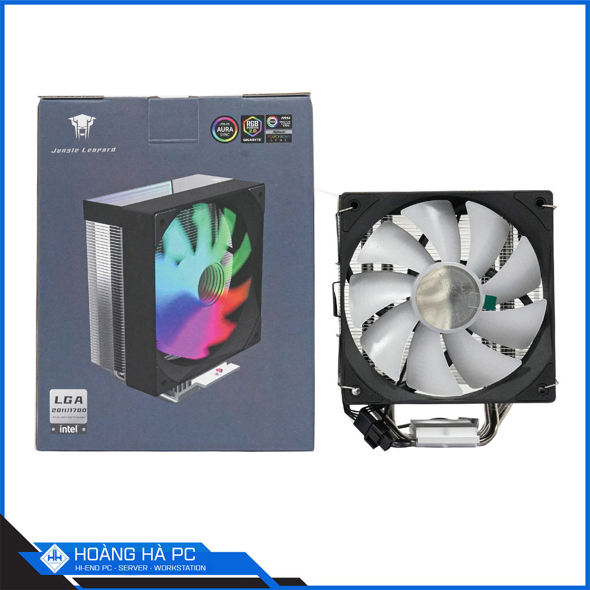 Tản nhiệt CPU Jungle Leopard KF-400 ARGB Black