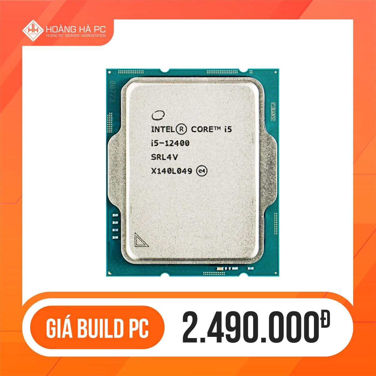 CPU Intel Core i5-12400 Tray (Up To 4.40GHz, 6 Nhân 12 Luồng,18MB Cache ...