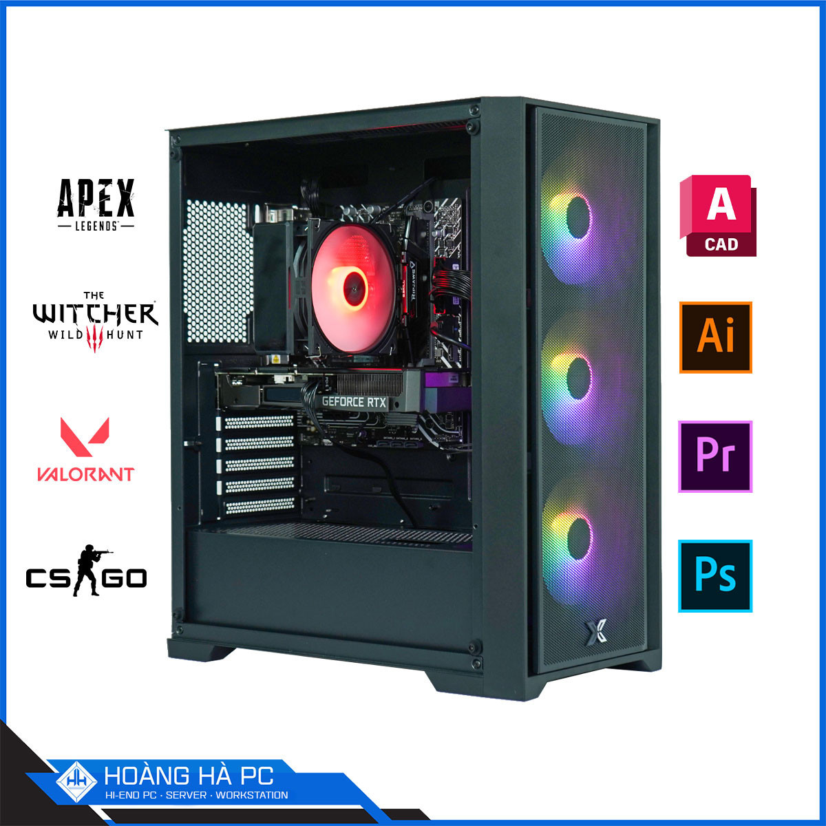 HHPC GAMING CORE i5 12400F | 16G | NVIDIA RTX 5060 8G