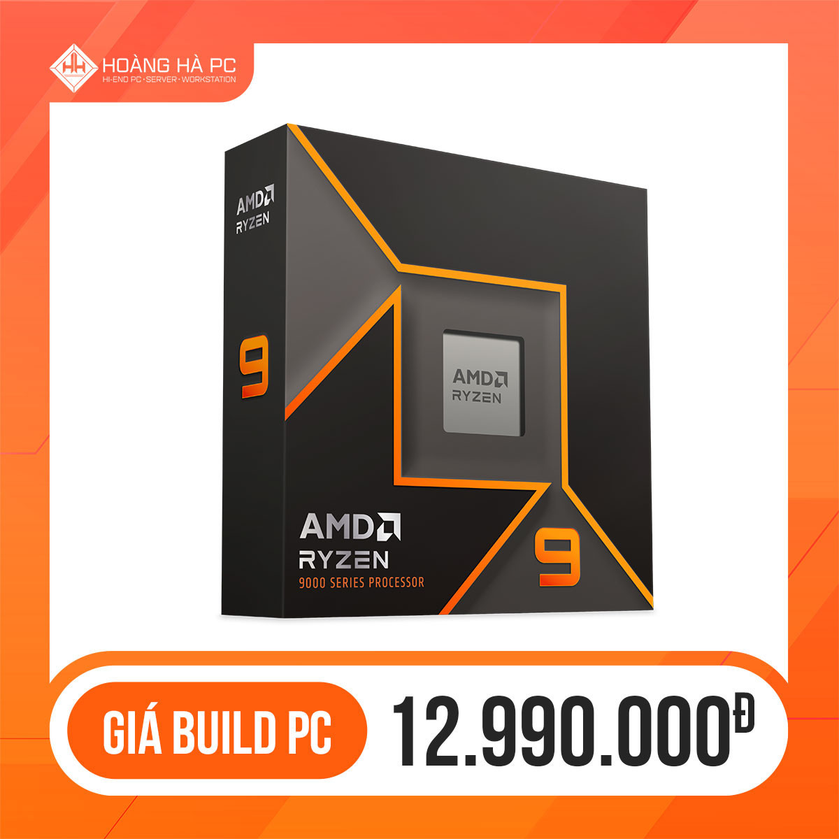 CPU AMD Ryzen 9 9950X (Up 5.7 GHz, 16 Nhân 32 Luồng, 64MB Cache, AMD5)