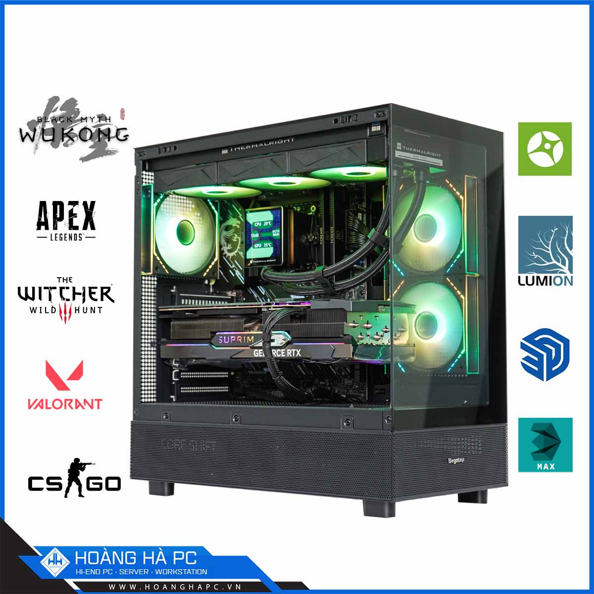 HHPC ULTRA 7 265K | 32GB DDR5 | NVIDIA RTX 4080 SUPER 16G