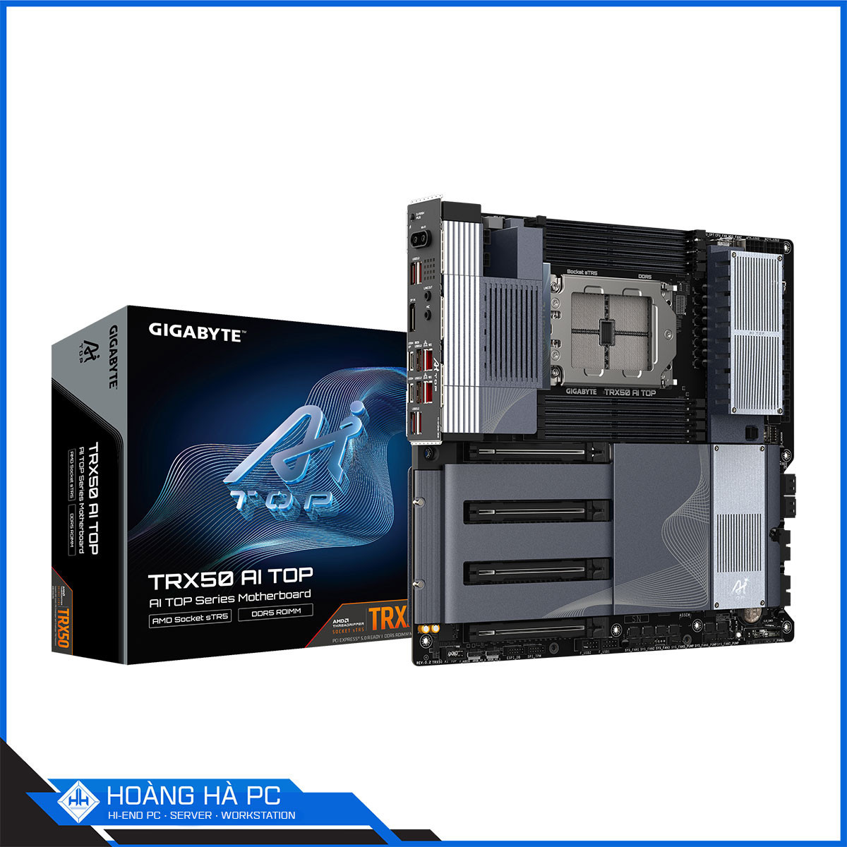 Mainboard GIGABYTE TRX50 AI TOP (AMD TRX50, Socket sTR5, E-ATX, 8 khe ...