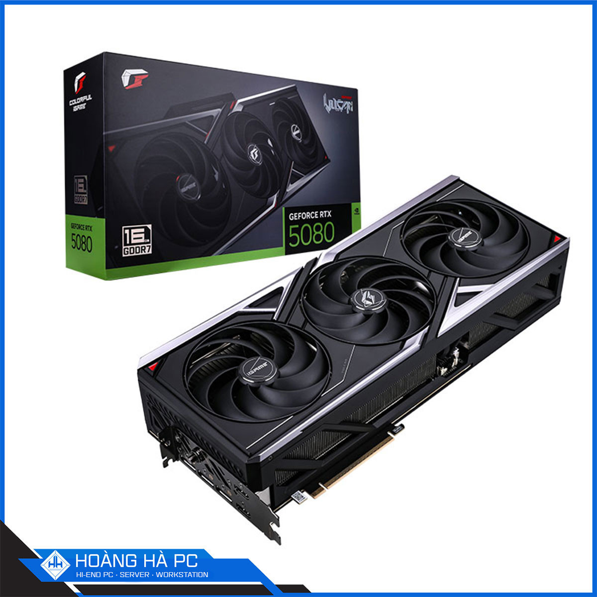 VGA COLORFUL iGAME GEFORCE RTX 5080 VULCAN OC 16GB-V (GDDR7, 256-bit, HDMI +DP, 1x16-pin)