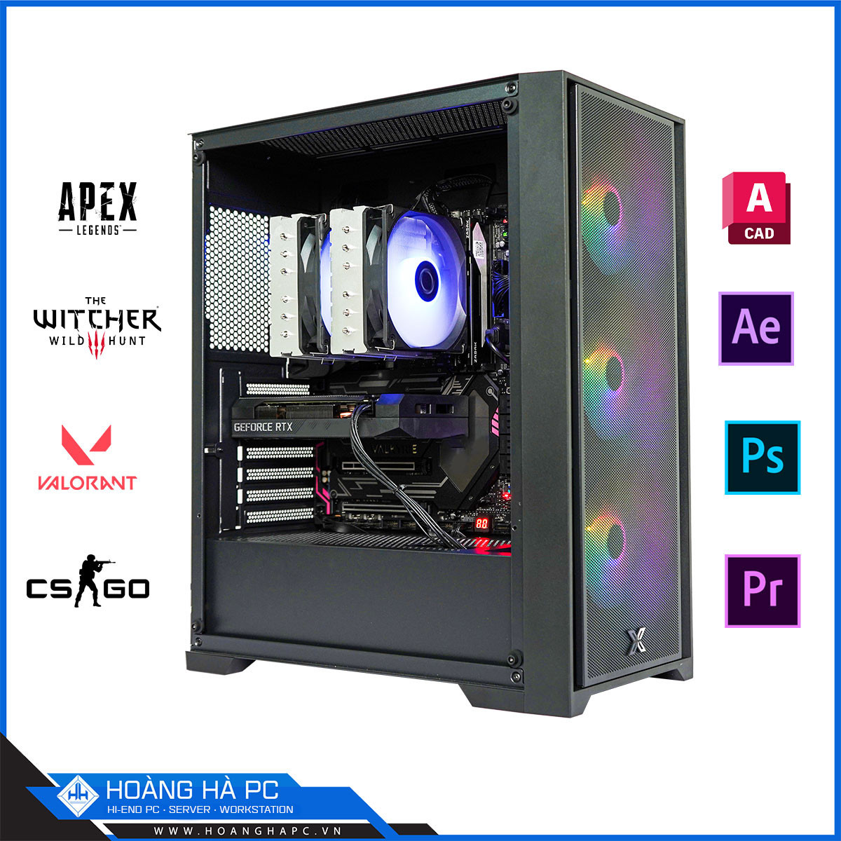 HHPC RYZEN 7 7800X3D | 32G DDR5 | NVIDIA RTX 3050 6G