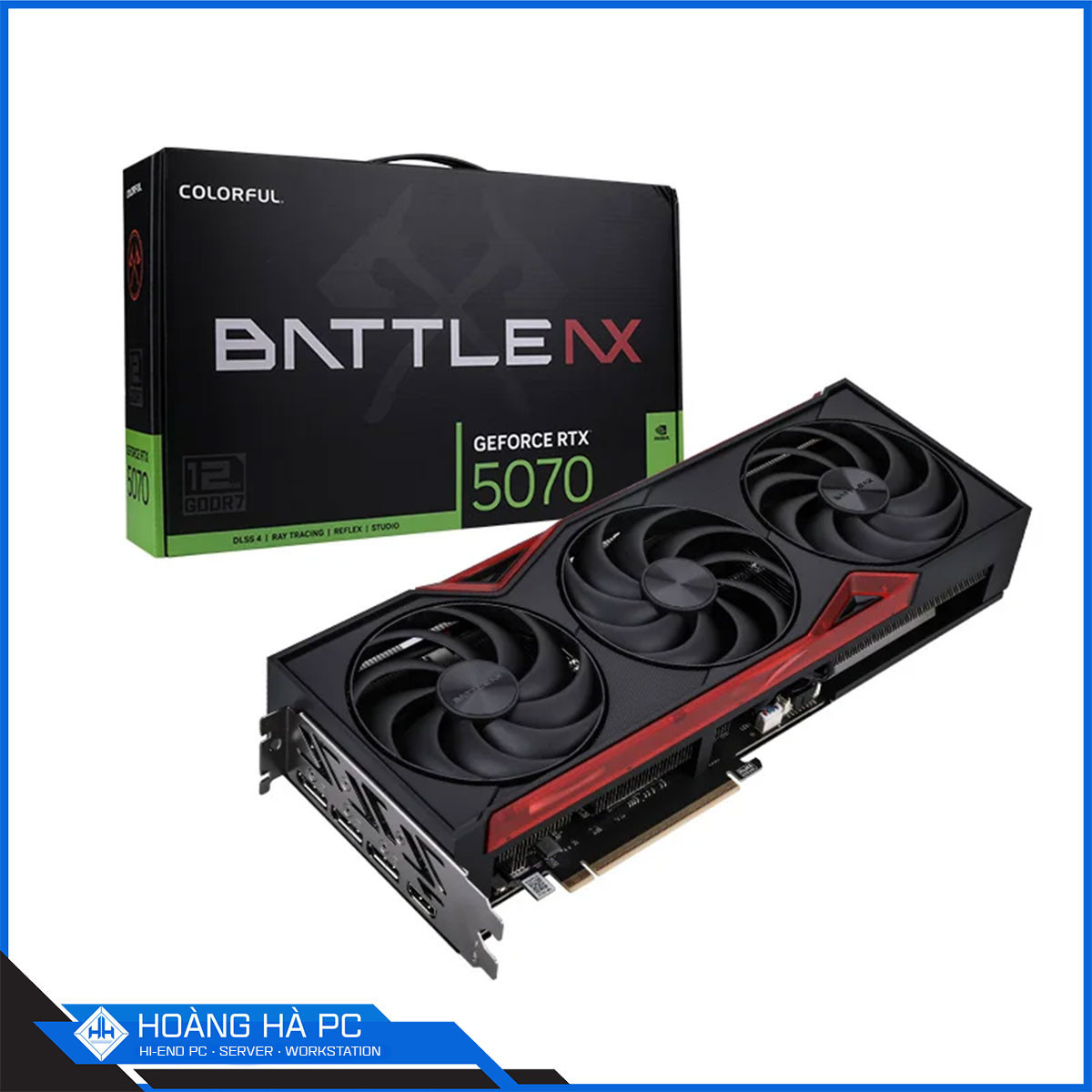 VGA COLORFUL GEFORCE RTX 5070 NB EX 12GB-V (GDDR7, 192-bit, HDMI+DP, 1x16-pin)