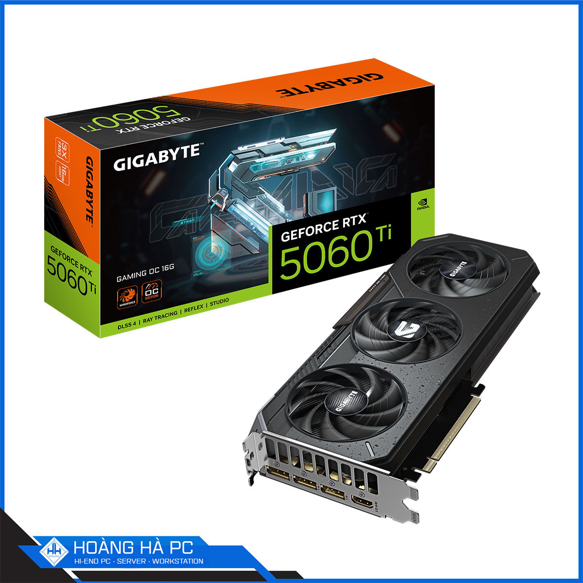 VGA GIGABYTE GEFORCE RTX 5060 Ti GAMING OC 16G (GDDR7, 128-bit, HDMI+DP ...