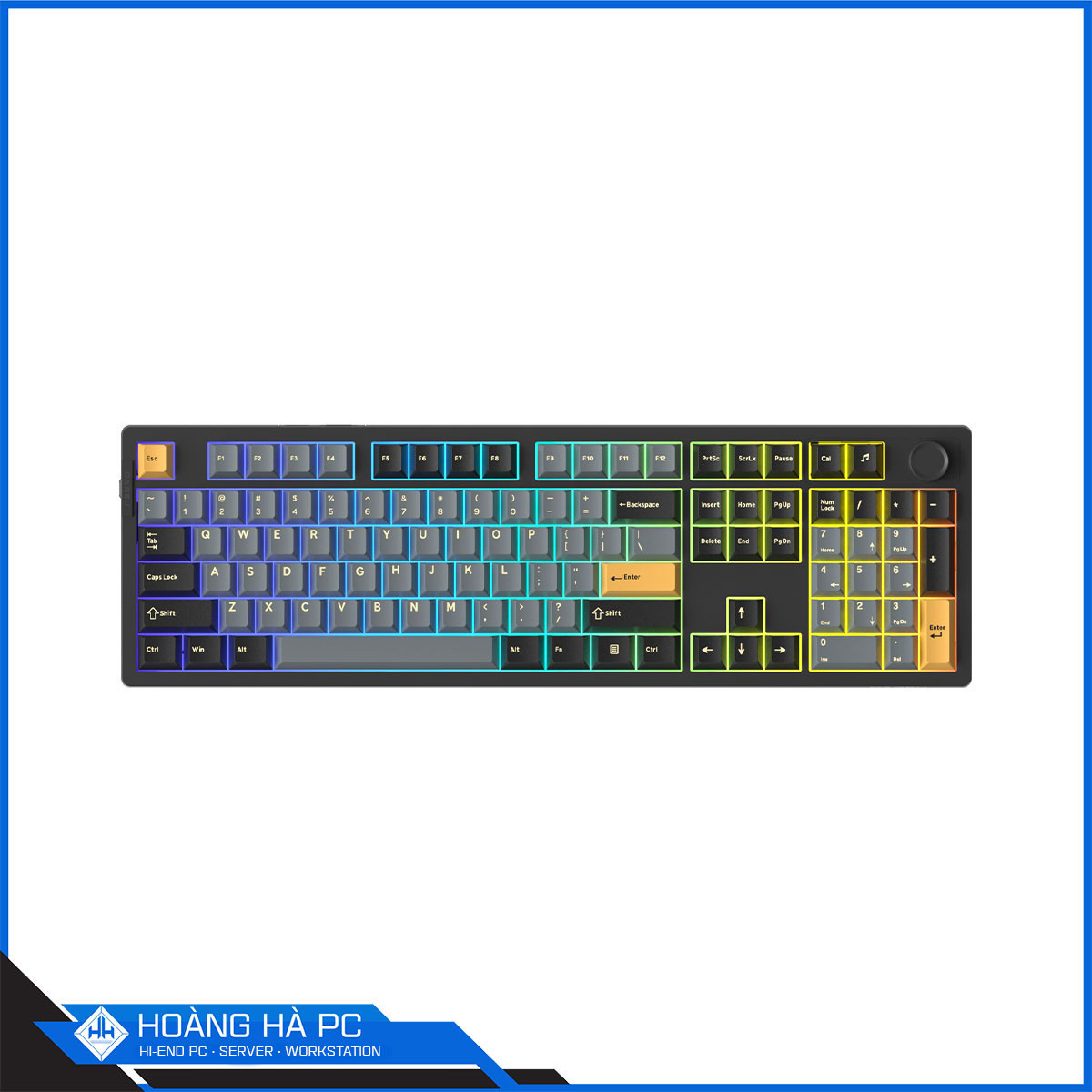 Bàn phím cơ DareU EK106 PRO Black Golden Cloud switch