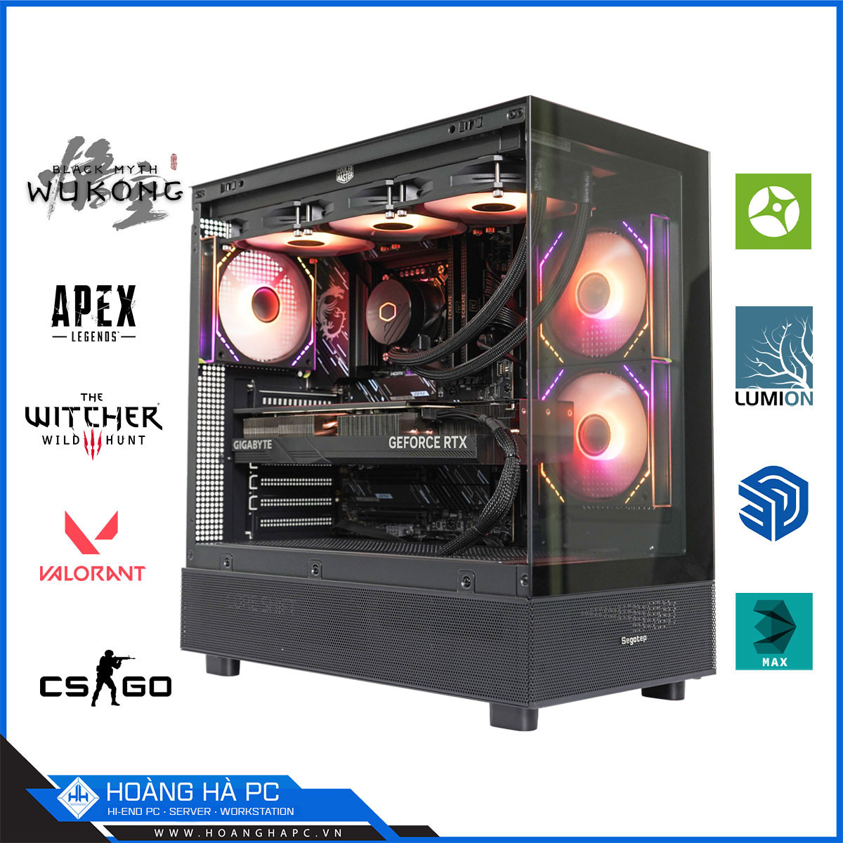 HHPC RYZEN 7 9800X3D | 32G DDR5 | NVIDIA RTX 5060 8G