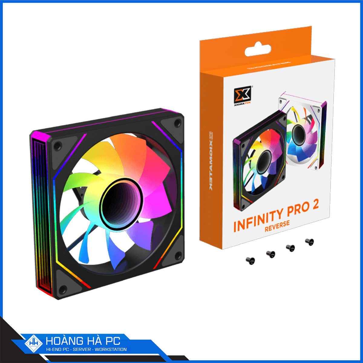 Fan Xigmatek Infinity Pro 2 RGB Reverse: Chính Hãng, Giá Tốt