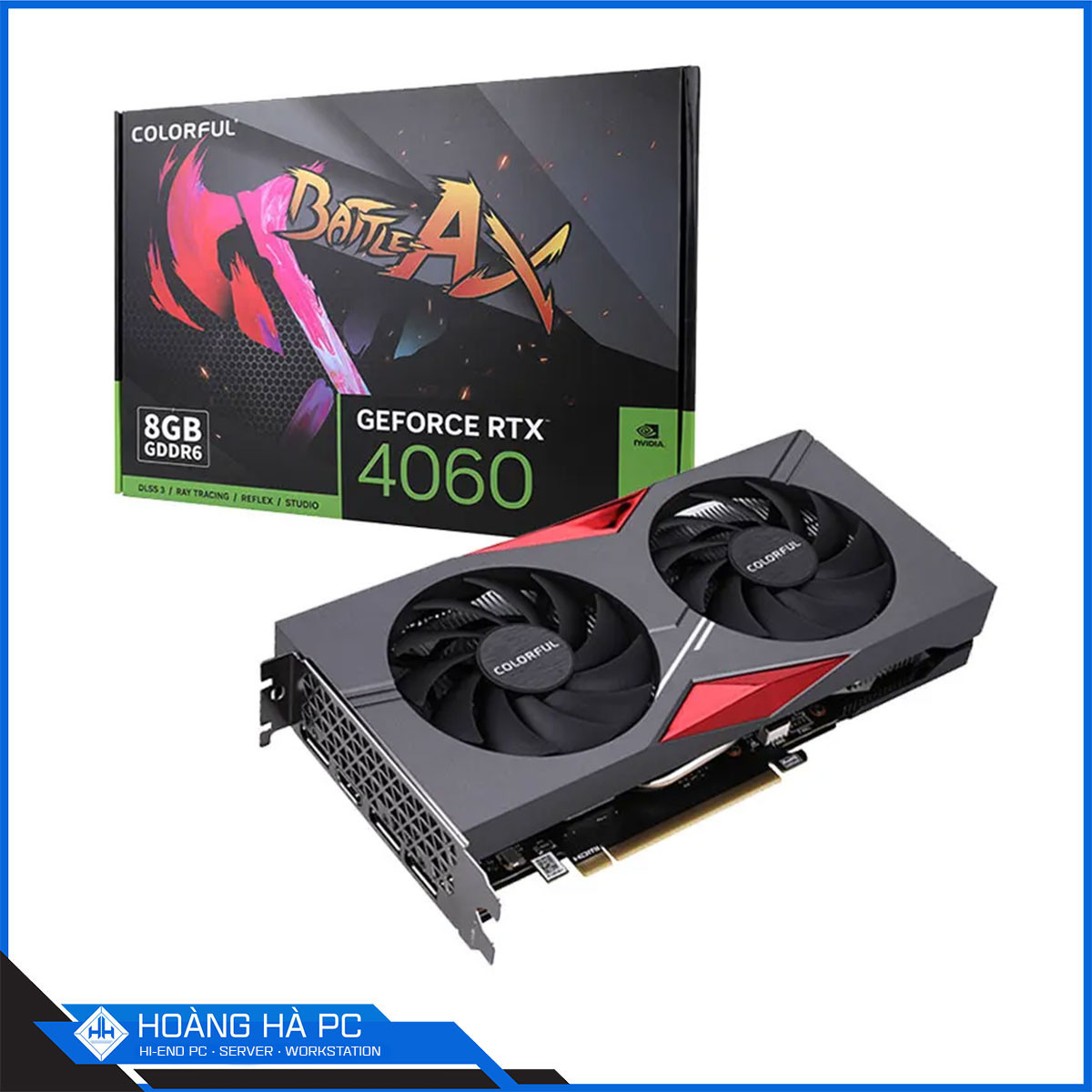 VGA COLORFUL RTX 4060 NB DUO 8GB V3-V (GDDR6, 128-bit, HDMI+DP, 1x8-pin)